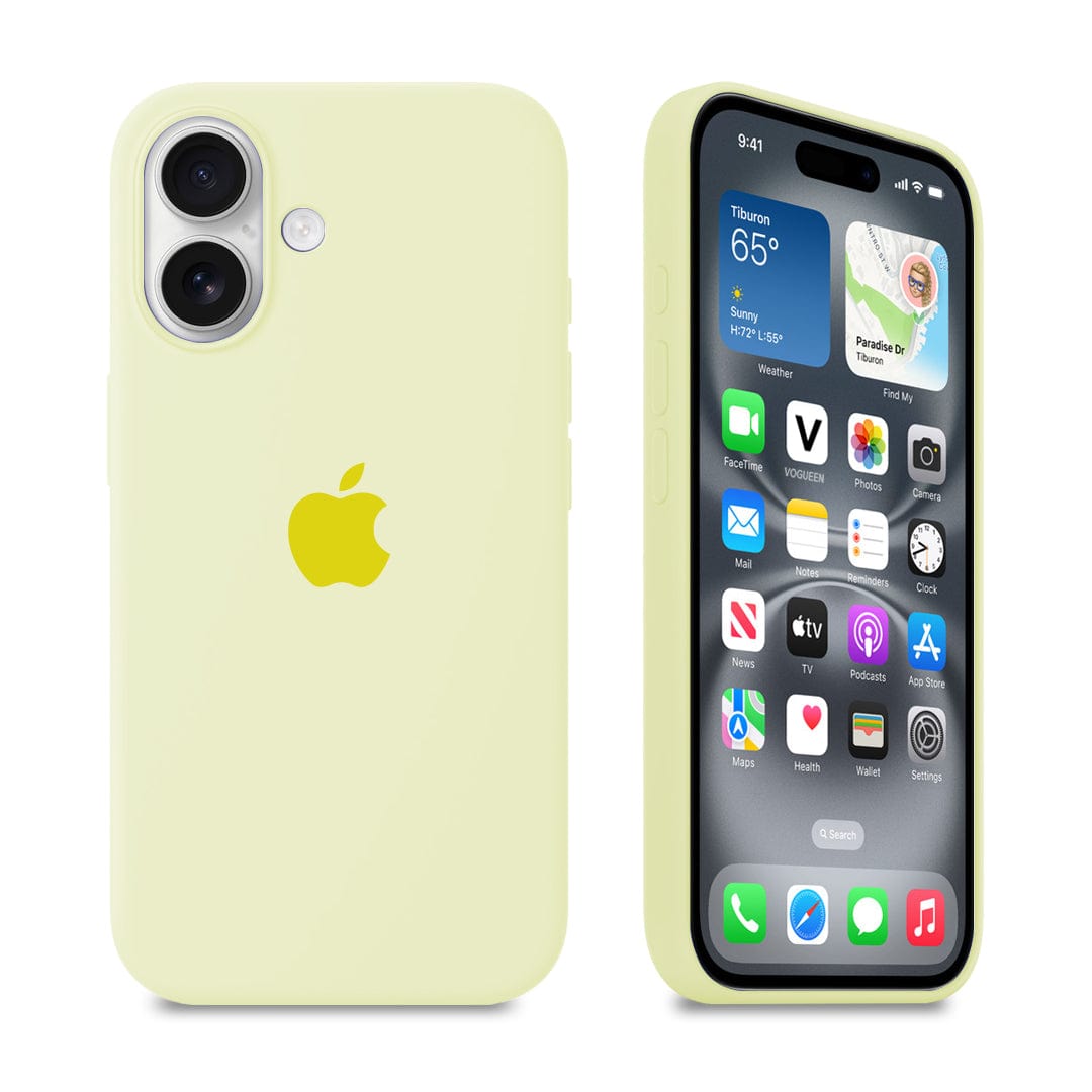 iPhone Silicone Case (Creamy Yellow) – Vogueen