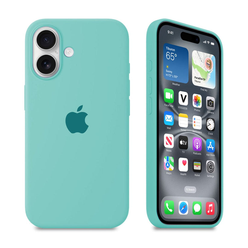 iPhone Silicone Case (Ice Sea Blue) – Vogueen