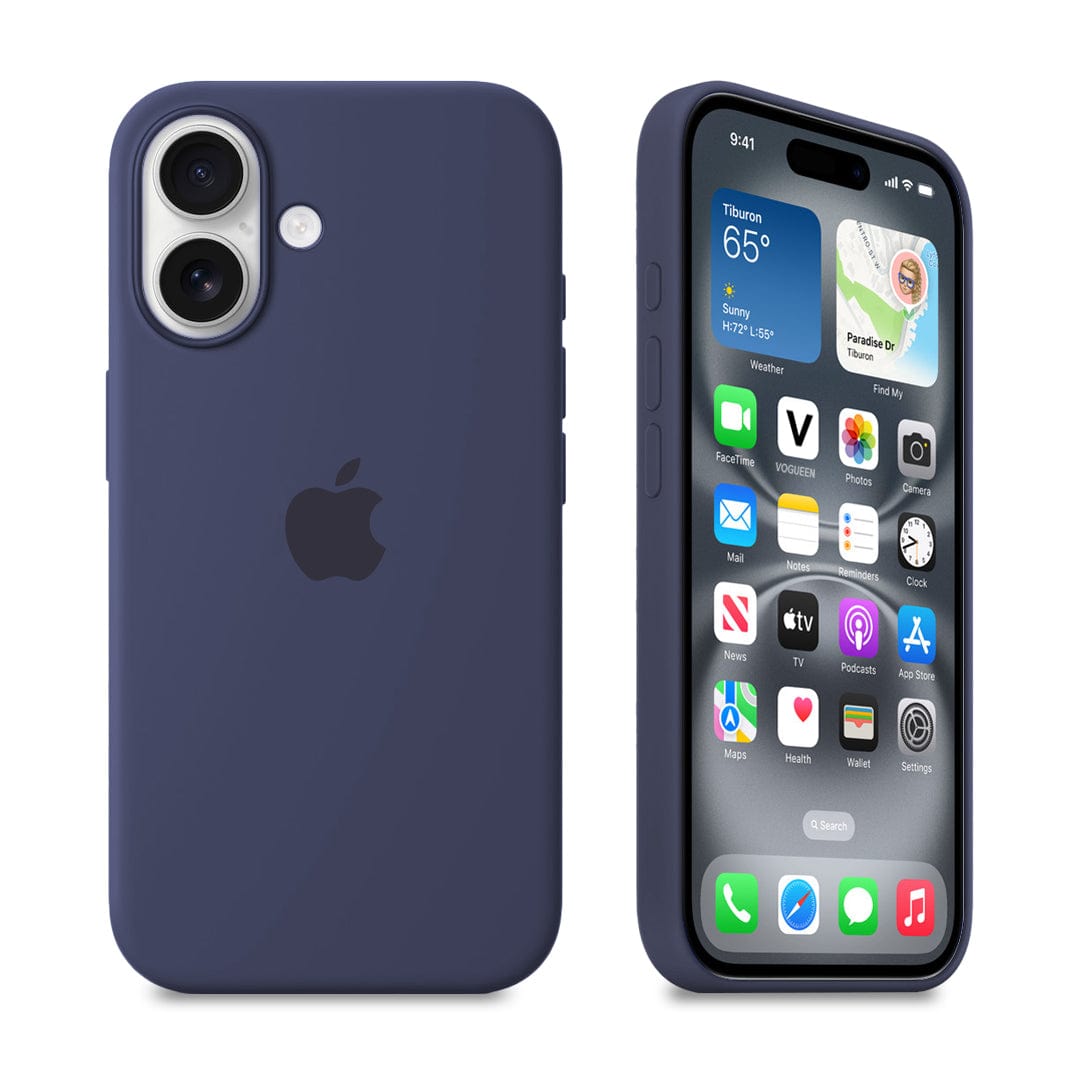 iPhone Silicone Case (Midnight Blue) - Vogueen Premium iPhone Cases