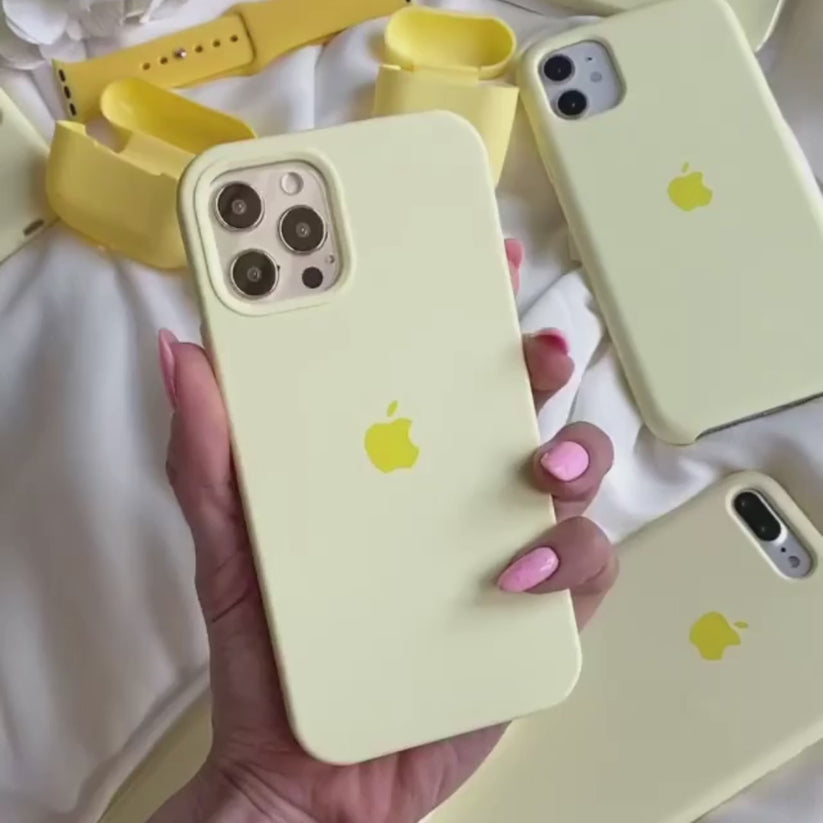 iPhone Silicone Case (Creamy Yellow) – Vogueen