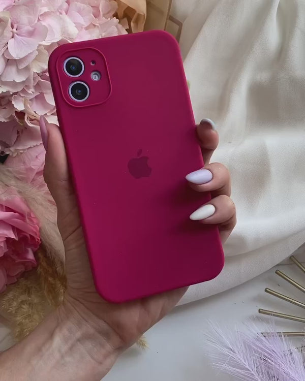 iPhone Camera Protection Silicone Case (Rose Red) – Vogueen