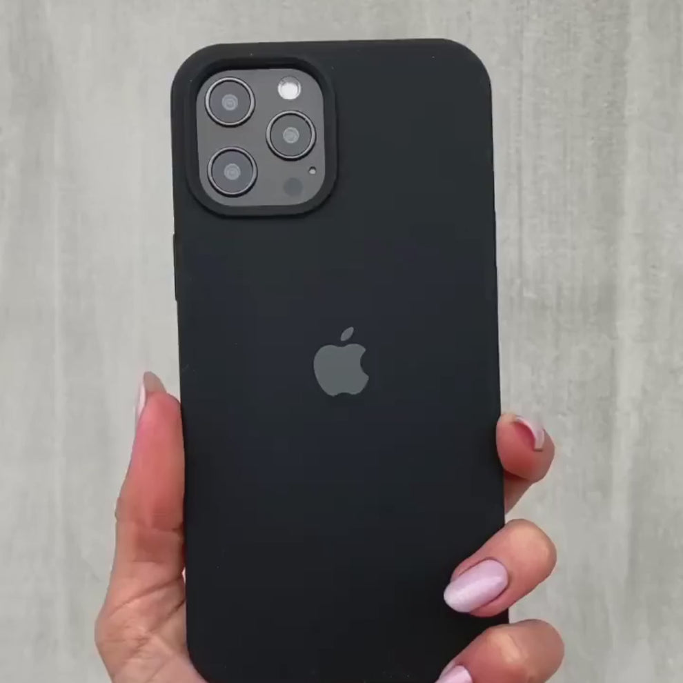 iPhone Silicone Case (Black) - Vogueen Premium iPhone Cases