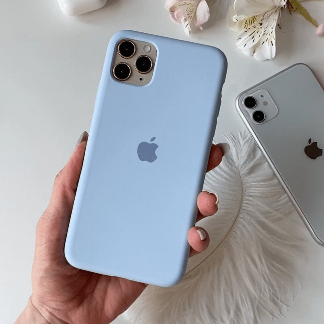 iPhone Silicone Case (Sky Blue) - Vogueen Premium iPhone Cases