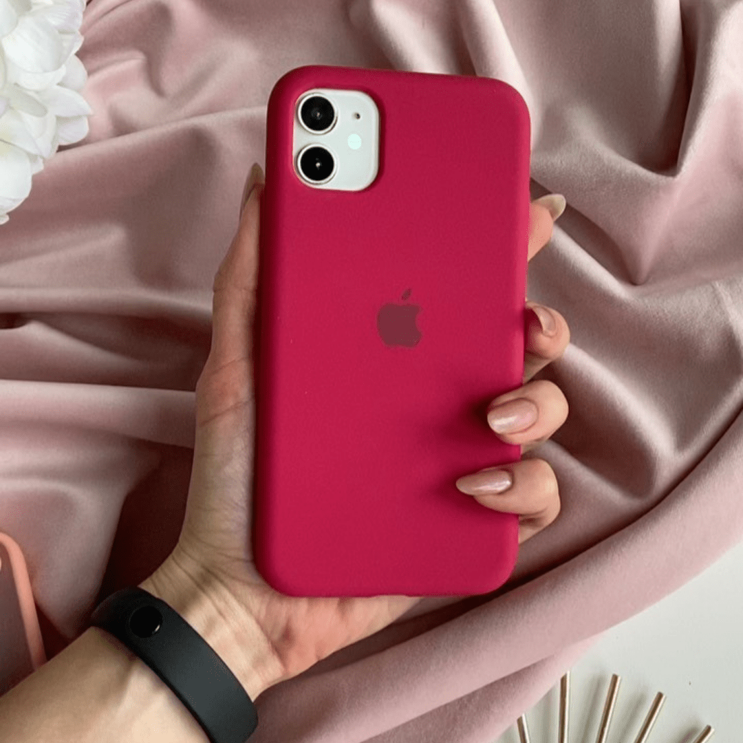 iPhone Silicone Case (Rose Red) - Vogueen Premium iPhone Cases