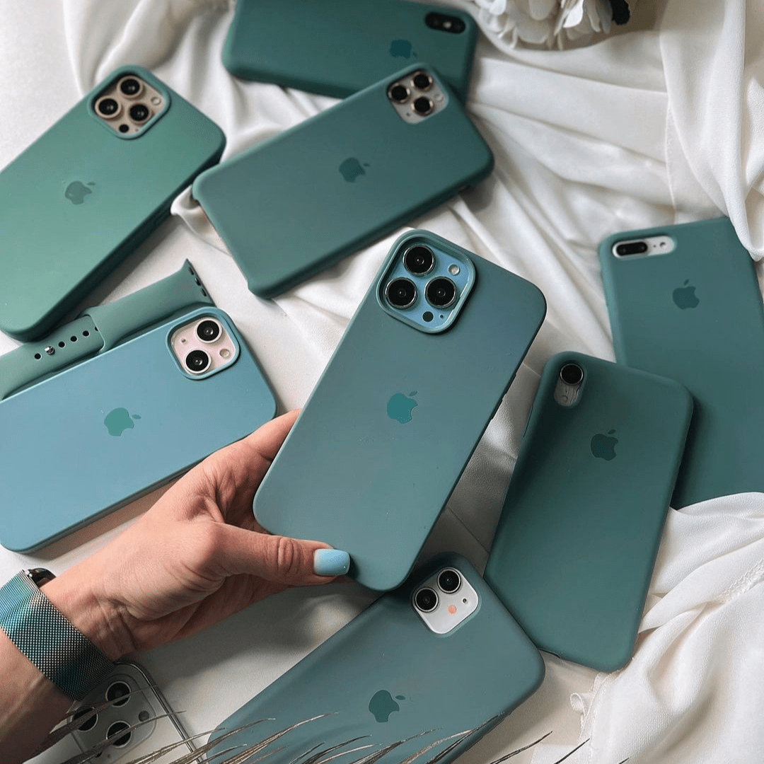iPhone Silicone Case (Pine Green) - Vogueen Premium iPhone Cases