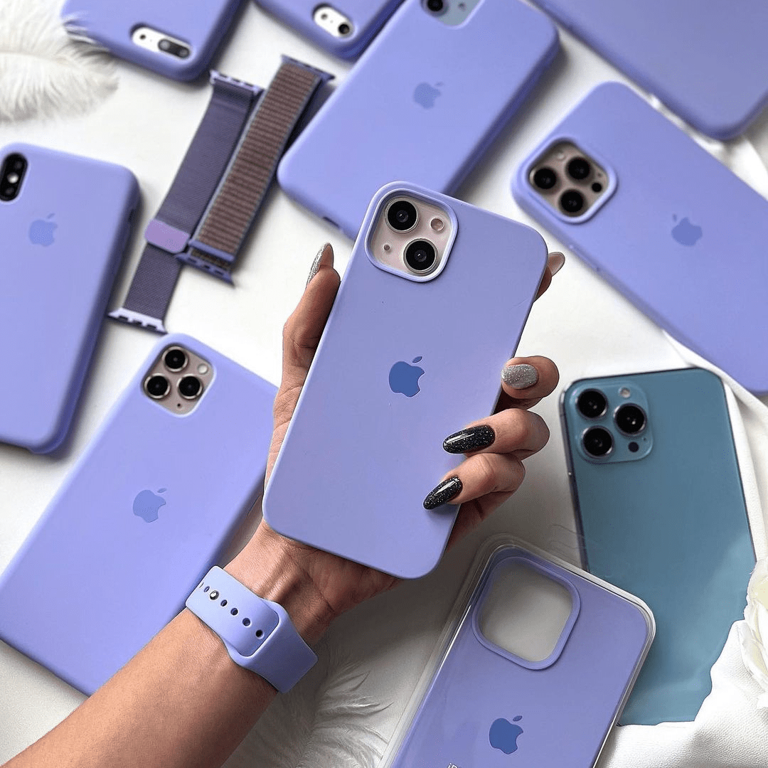iPhone Silicone Case (Lilac) - Vogueen Premium iPhone Cases