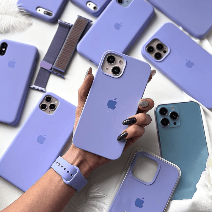 iPhone Silicone Case (Lilac) - Vogueen Premium iPhone Cases