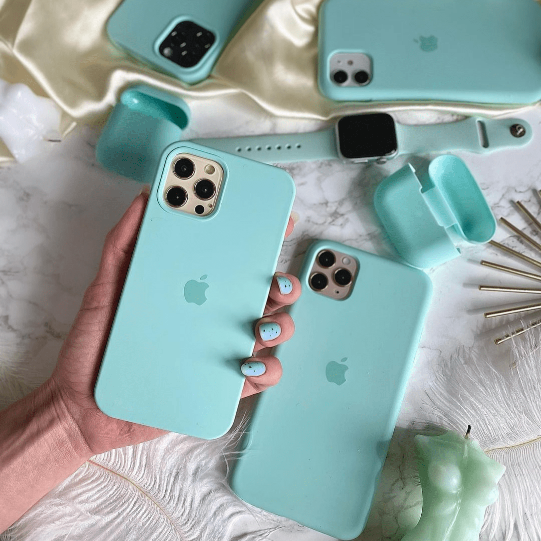 iPhone Silicone Case (Marine Green) - Vogueen Premium iPhone Cases