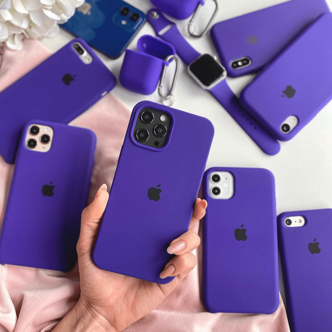 iPhone Silicone Case (Violet) - Vogueen Premium iPhone Cases