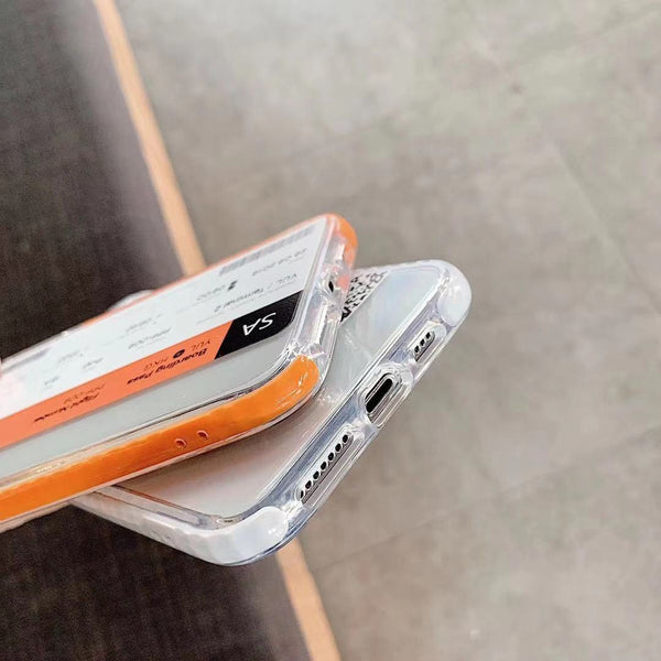 First Class Plane Ticket iPhone Case – Vogueen