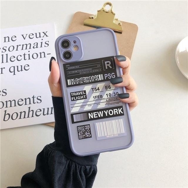 Shockproof Travel Label iPhone Case – Vogueen