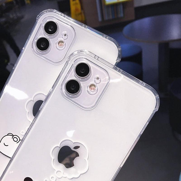 Creative Bear Panda Animal iPhone Case – Vogueen