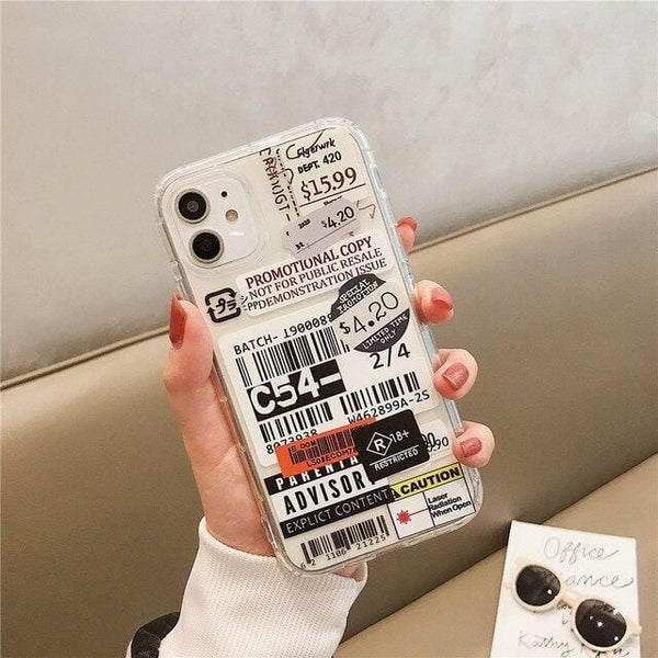 Stamp Label Barcode iPhone Case – Vogueen