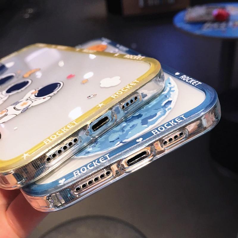 Shockproof Cartoon Astronaut iPhone Case – Vogueen