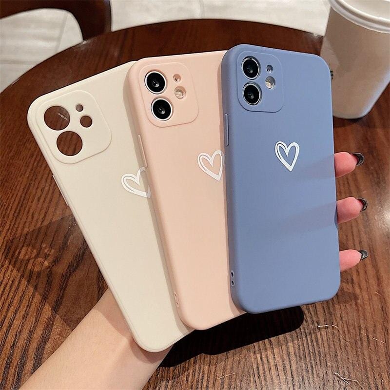 Shockproof Soft Love Heart iPhone Case – Vogueen