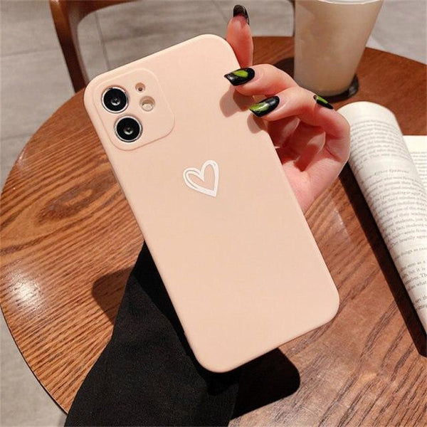 Shockproof Soft Love Heart iPhone Case – Vogueen