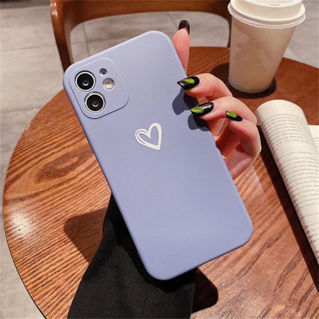 Shockproof Soft Love Heart iPhone Case – Vogueen