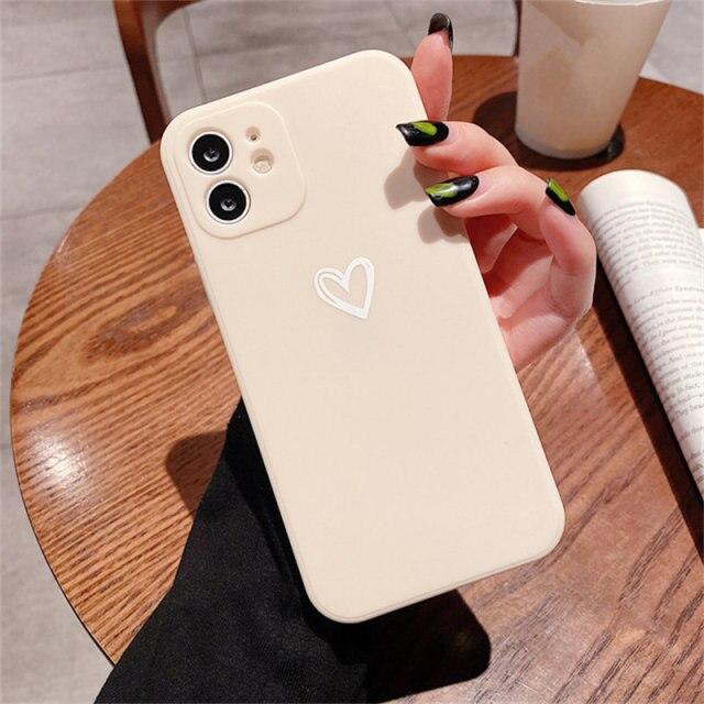Shockproof Soft Love Heart iPhone Case – Vogueen